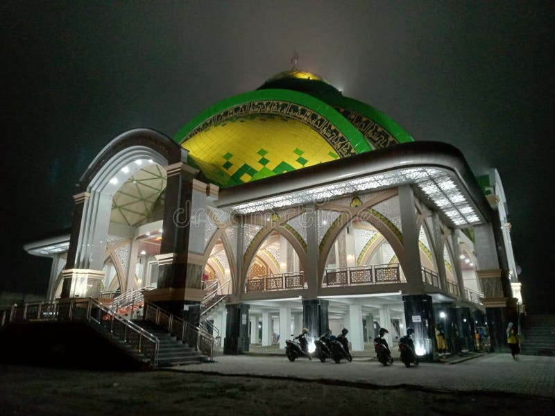 Big Mosque Modern Islamic Beautyfull Stock Photo - Image of modern ...