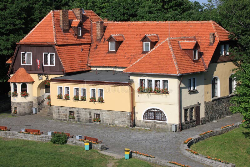 Big mountain hut stock photo. Image of beautiful, nature - 5401662
