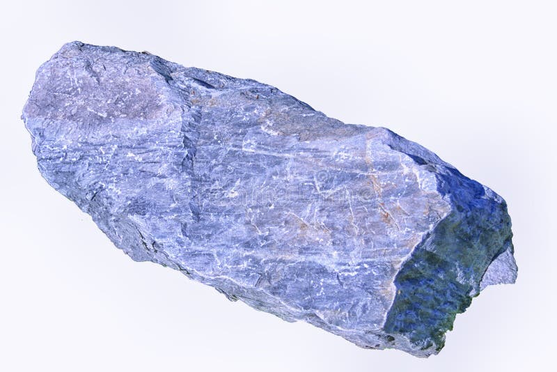 Big Natural Stone Boulder Isolated on White Background. Beautiful ...