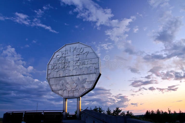 Big Nickel Sunset stock photo. Image of canada, landmark - 20723794