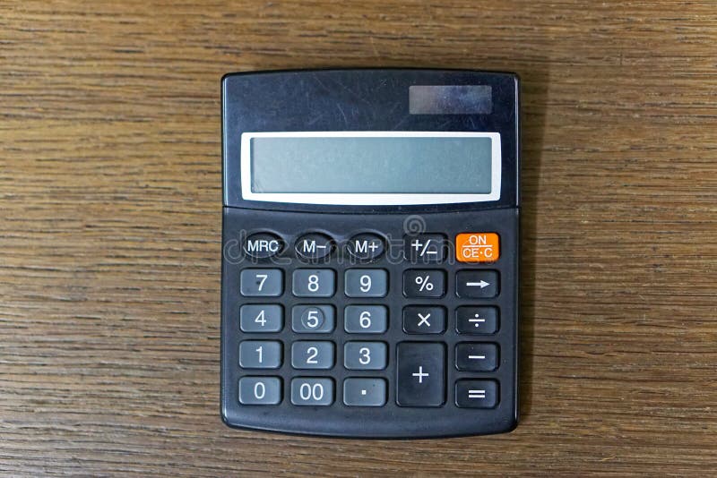 Big numbers calculator stock image. Image of calculator - 202087365