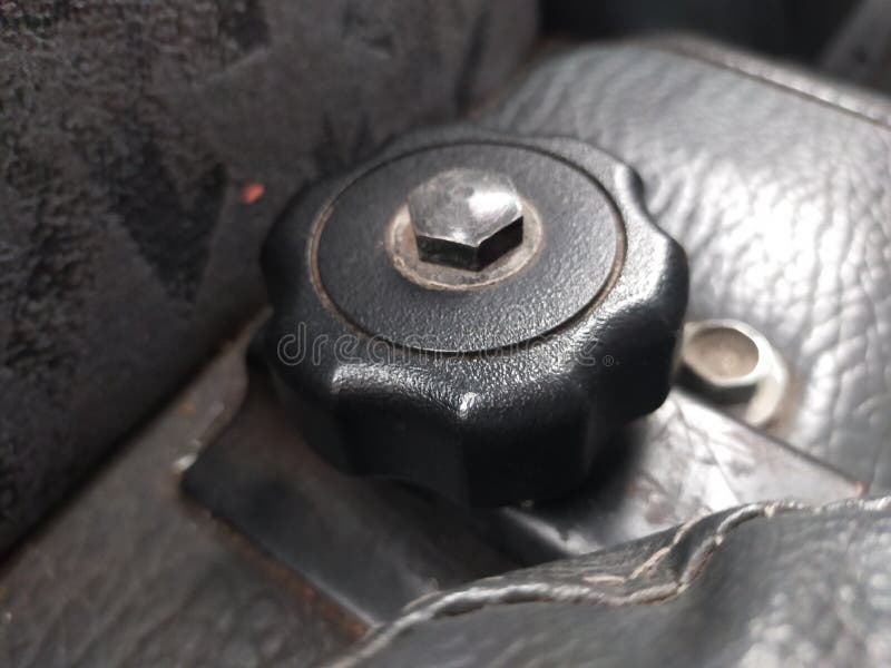 Big nut in the car stock photo. Image of black, hand - 252883566