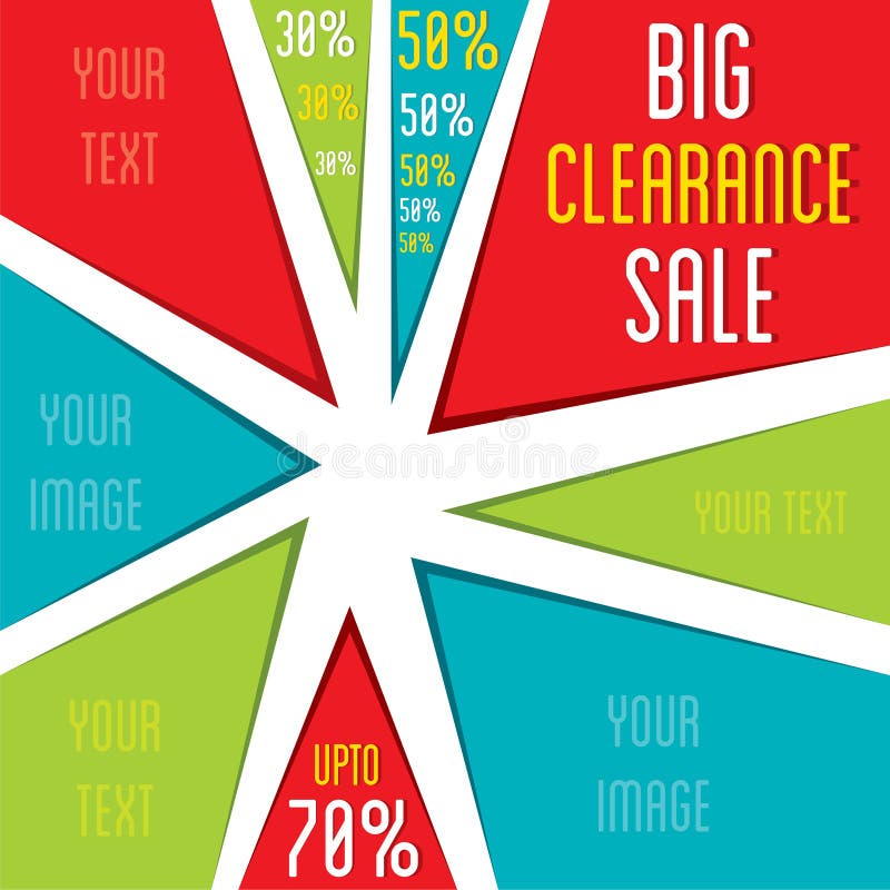 Big offer discount banner stock vector. Illustration of shop - 63814809