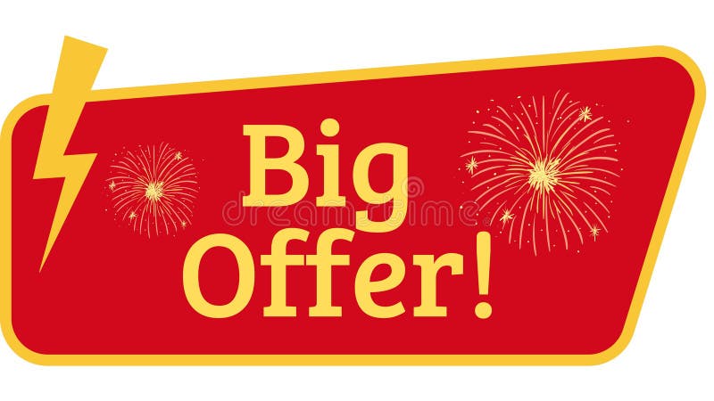Big Offer vecor stock vector. Illustration of special - 321283557 Big Offer vecor stock vector. Illustration of special - 321283557