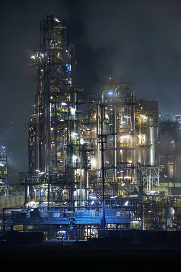 Oil factory steaming stock photo. Image of greenhouse - 3780668