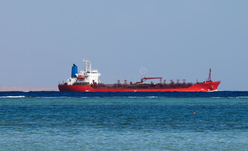 Oil and Gas Ship in the Harbor Stock Image - Image of netherlands, fuel ...