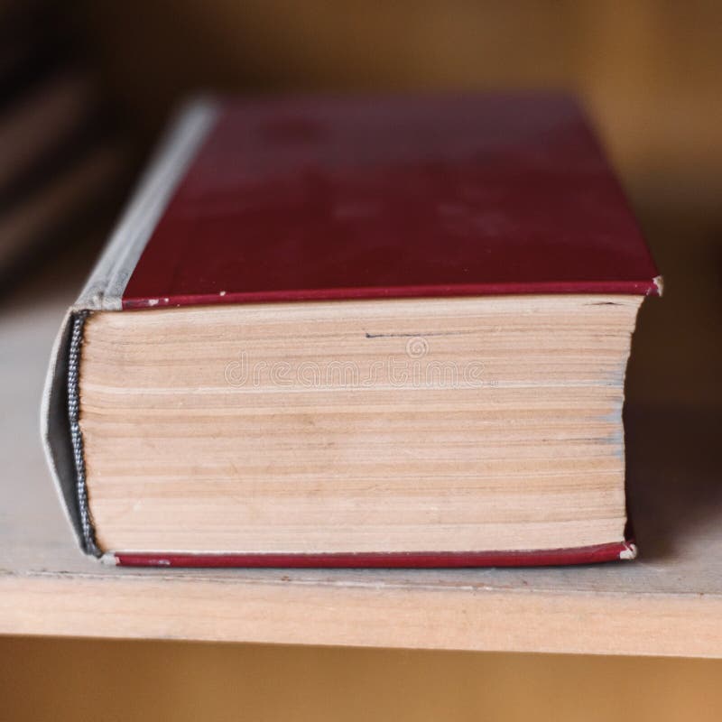 Big Old Ancient Book on the Table Close Up Stock Photo - Image of print ...