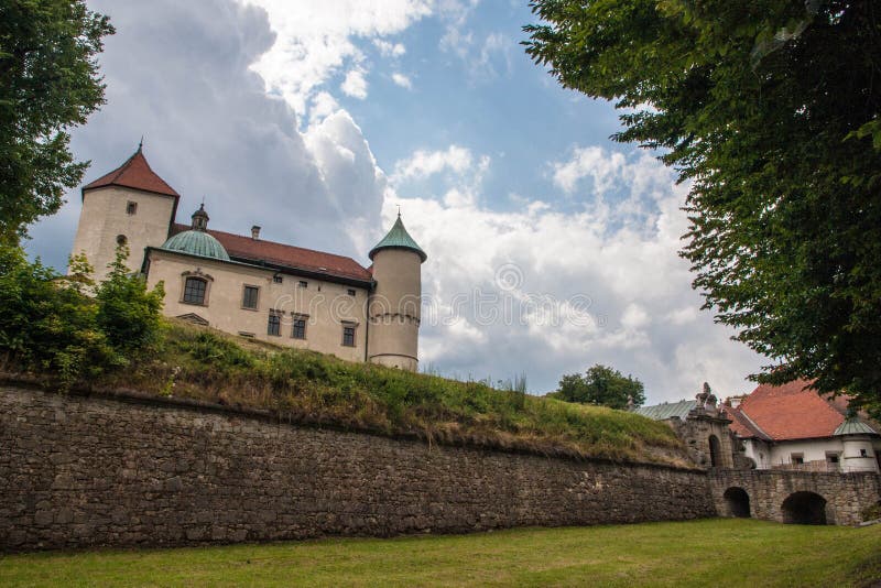 Big old castle in Poland stock photo. Image of abandon - 76256084
