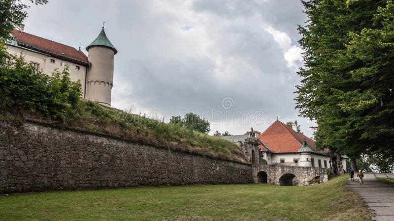 Big old castle in Poland stock image. Image of background - 76256209