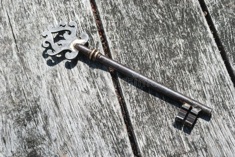 Big Old Key stock image. Image of huge, rusty, renovate - 276971