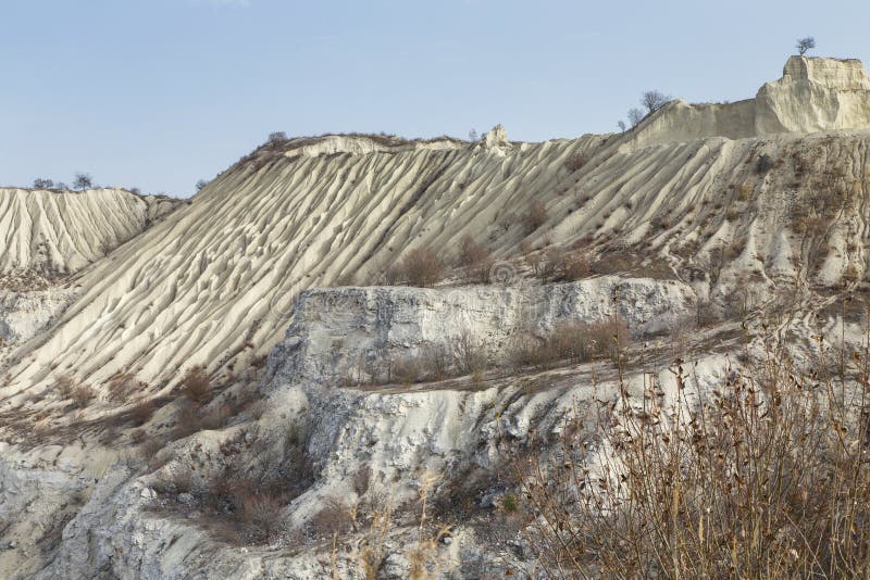 Big old limestone quarry stock image. Image of land - 178237289