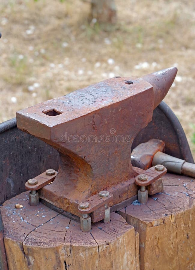 The classic anvil stock image. Image of work, retro - 125745855