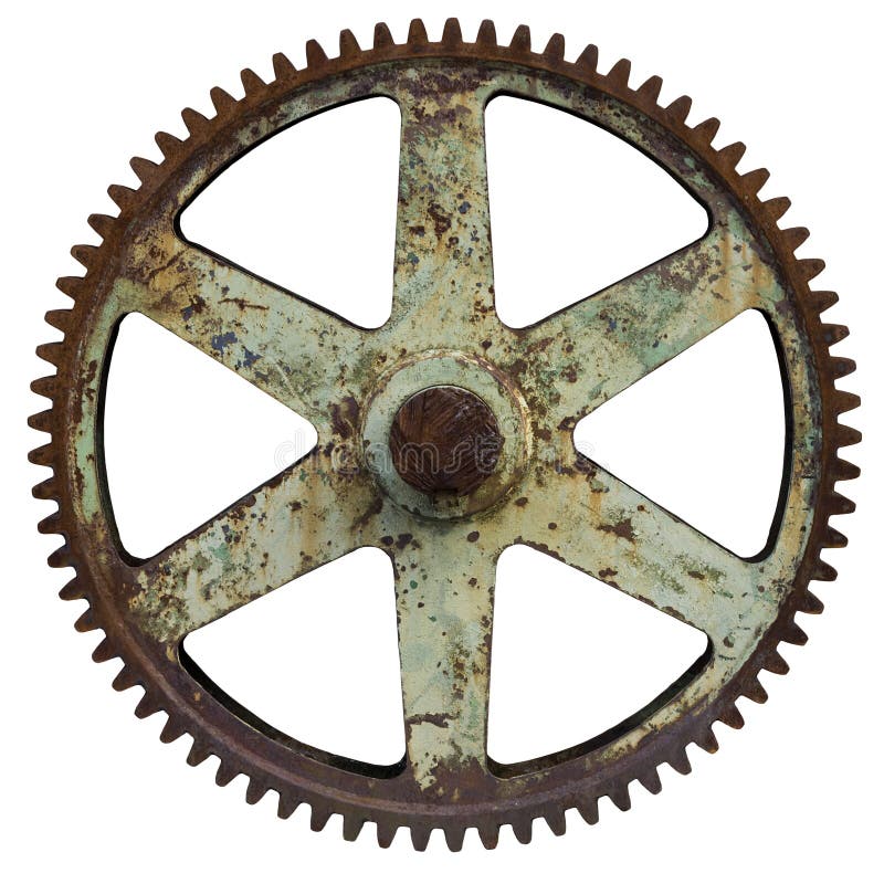 Big old rusty gear stock image. Image of used, industry - 9004347