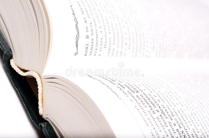 Big open book. stock photo. Image of learning, close - 51039876