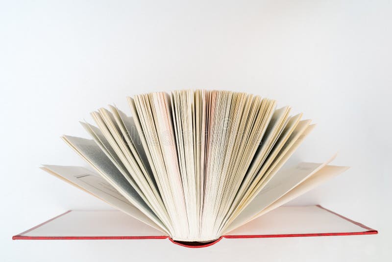 Big Open Book. Pages of a New Book Stock Image - Image of paper, open ...