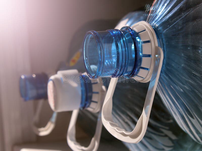 Big Open Blue Plastic Bottle Stock Image - Image of conservation ...