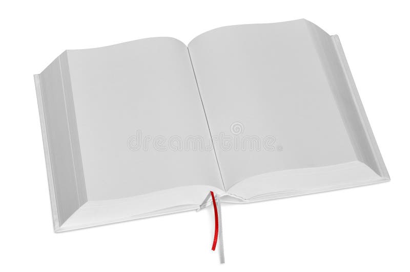 Big open white book stock image. Image of book, document - 24359525