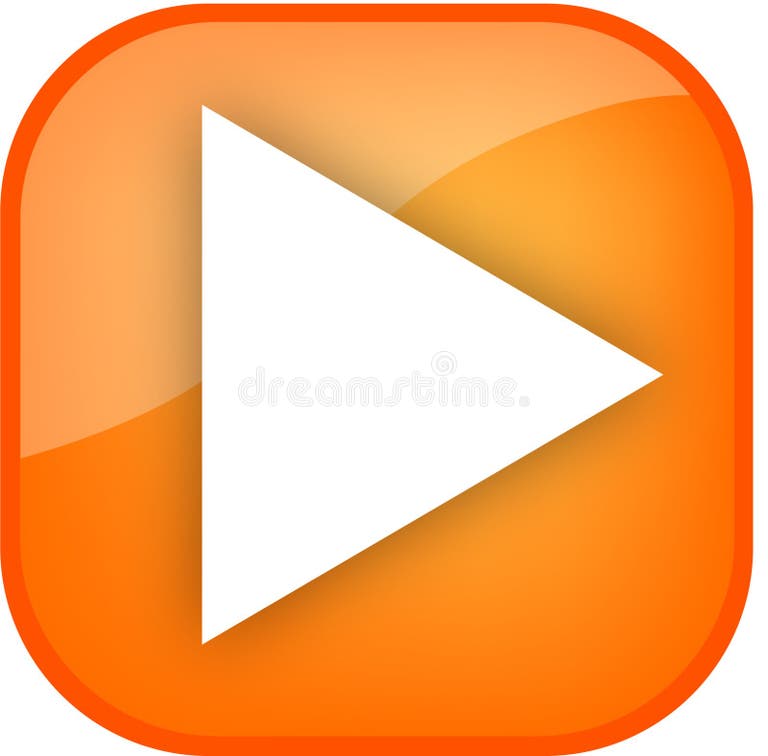 Orange Play Button Stock Illustrations – 9,647 Orange Play Button Stock ...
