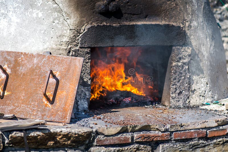 Big oven for pottery stock image. Image of mystic, pottery - 95313301