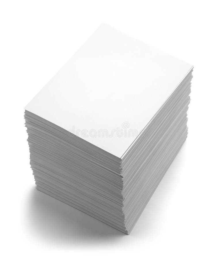 Big Paper Pile stock image. Image of pile, archives, computer - 73343919