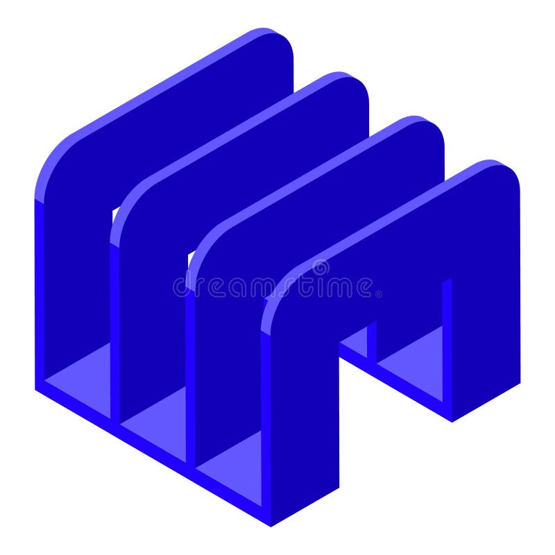 Office File Folder Icon Color Outline Stock Illustration - Illustration ...