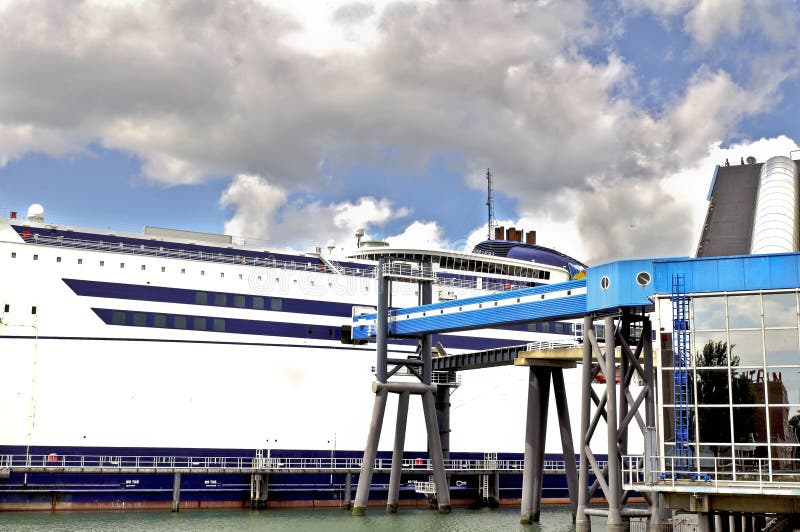 Big passengers ferry boat stock photo. Image of massive - 19979584
