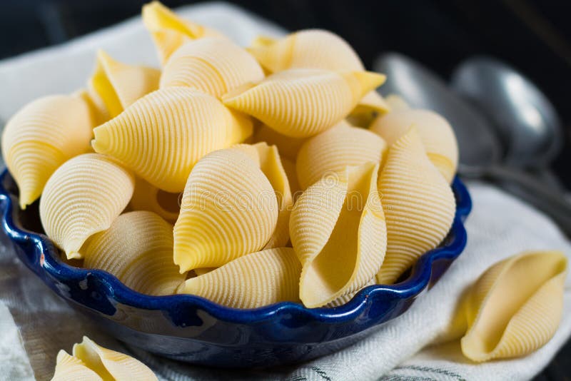 Big pasta shells stock image. Image of pasta, stuffed - 36338095