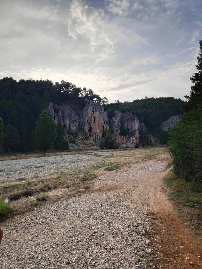 Big path betwen mountains stock photo. Image of betwen - 175960226