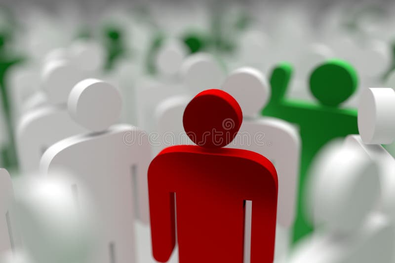 Big People Crowd Red Background Stock Illustrations – 238 Big People ...