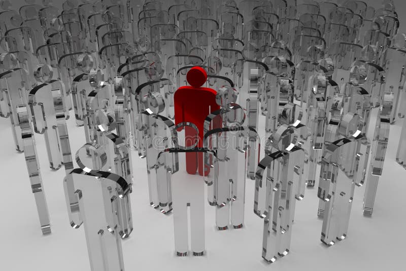 Big People Crowd Red Background Stock Illustrations – 238 Big People ...