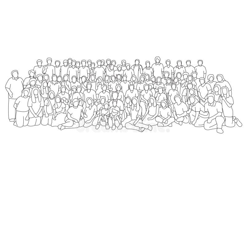 Big People Group Stock Illustrations – 14,691 Big People Group Stock ...