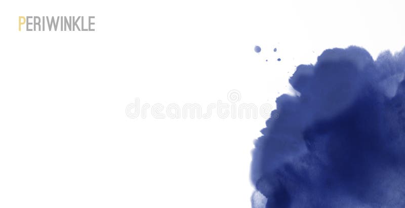 Big Periwinkle Splash on White Background. Abstract Periwinkle Vector ...
