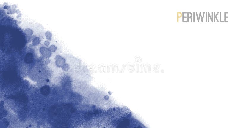 Big Periwinkle Splash on White Background. Abstract Periwinkle Vector ...