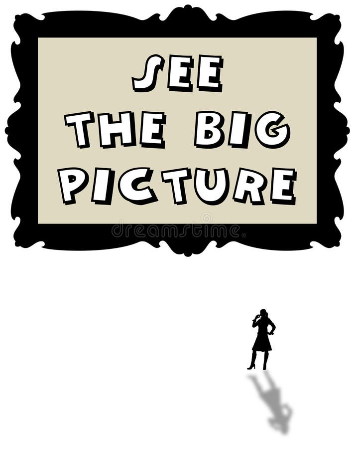 Seeing Big Picture Stock Illustrations – 362 Seeing Big Picture Stock ...