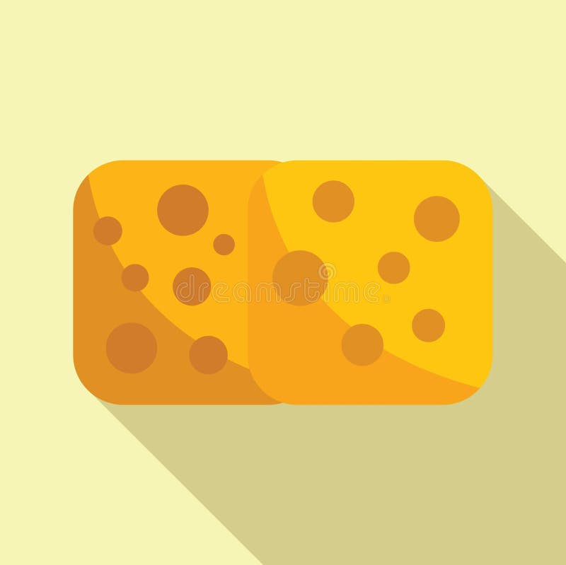Big Piece of Yellow Cheese with Holes is Lying on Surface Casting ...