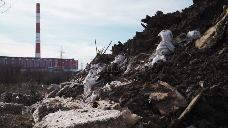 Big Piles of Garbage. Empty Bottles, Plastic in the Waste Dump ...