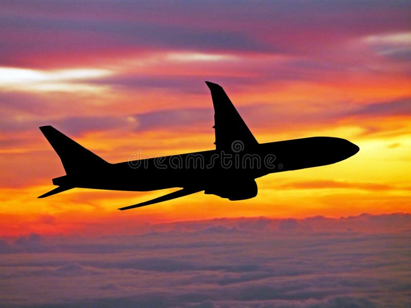 Aeroplane stock image. Image of transport, graphic, transportation ...