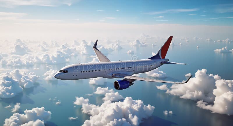 Big plane flying stock illustration. Illustration of airport - 367823138