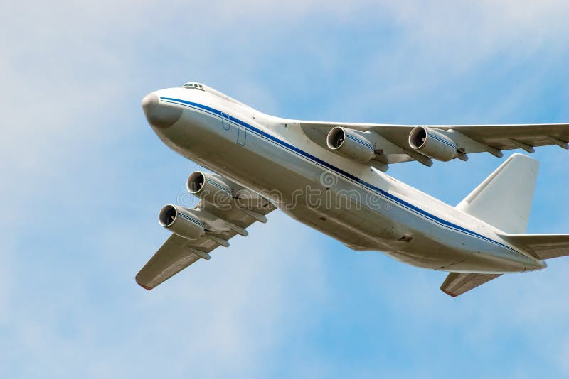 Big plane in the sky stock photo. Image of vehicle, plane - 57586324