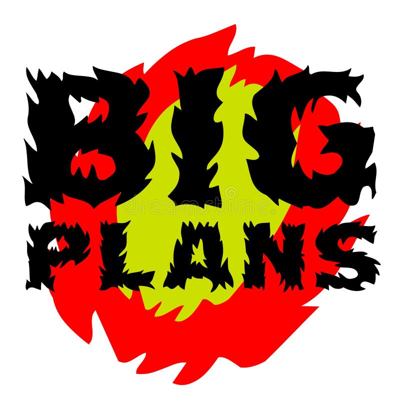 Big Plans Sticker Stock Illustrations – 52 Big Plans Sticker Stock ...