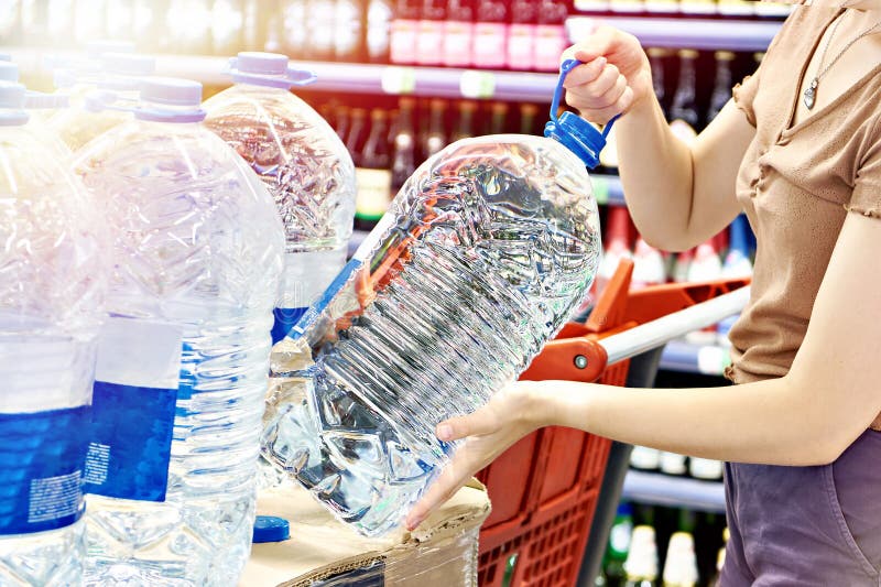 Water in shop stock photo. Image of department, bottles - 293906686