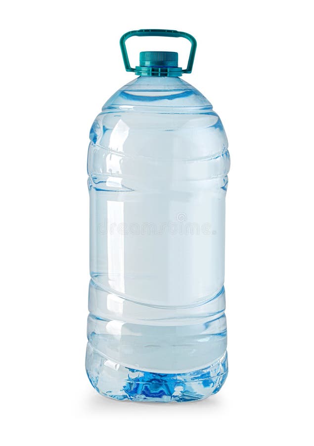 Large Plastic Bottle with Mineral Water Stock Image - Image of ...