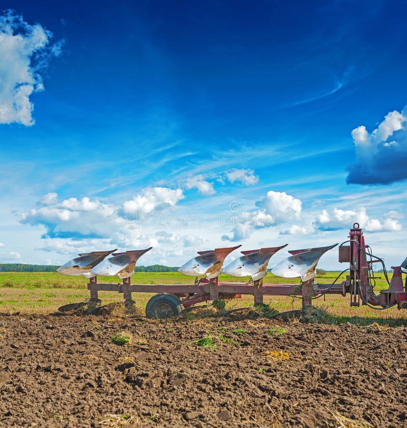 Plough stock image. Image of tillage, isolated, farm, plough - 5152605