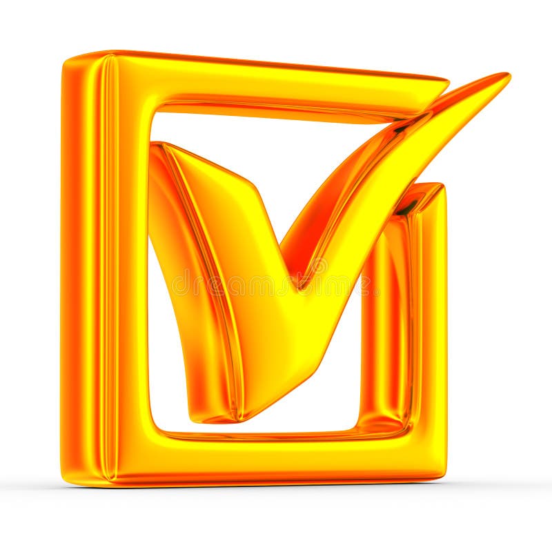 Big Positive Symbol on White Background. Isolated 3D Stock Illustration ...