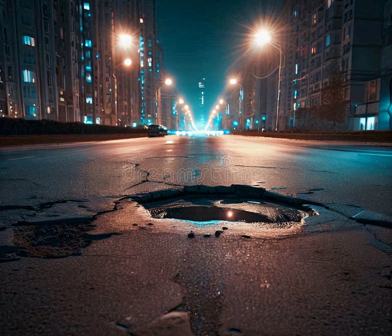 Pothole Stock Illustrations – 573 Pothole Stock Illustrations, Vectors ...