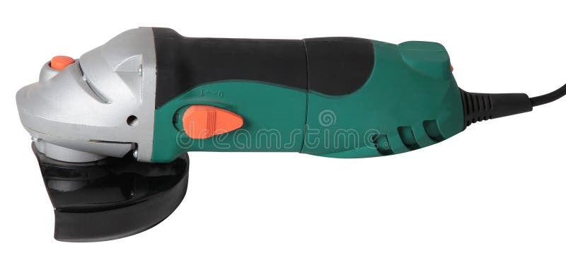 Big Powerful Angle Grinder without Abrasive Disk Stock Image - Image of ...