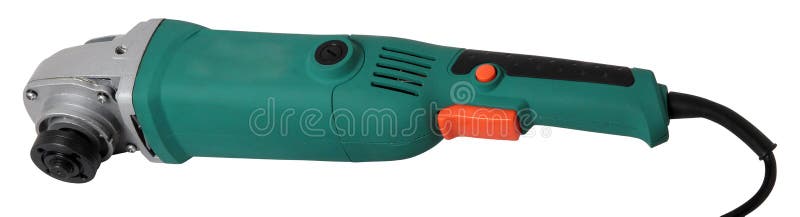 Big Powerful Angle Grinder without Abrasive Disk Stock Photo - Image of ...