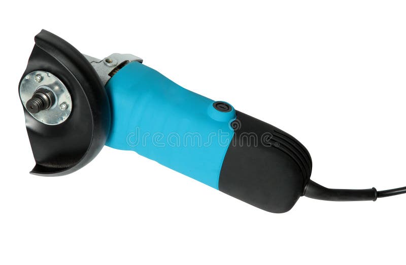 Big Powerful Angle Grinder without Abrasive Disk Stock Photo - Image of ...