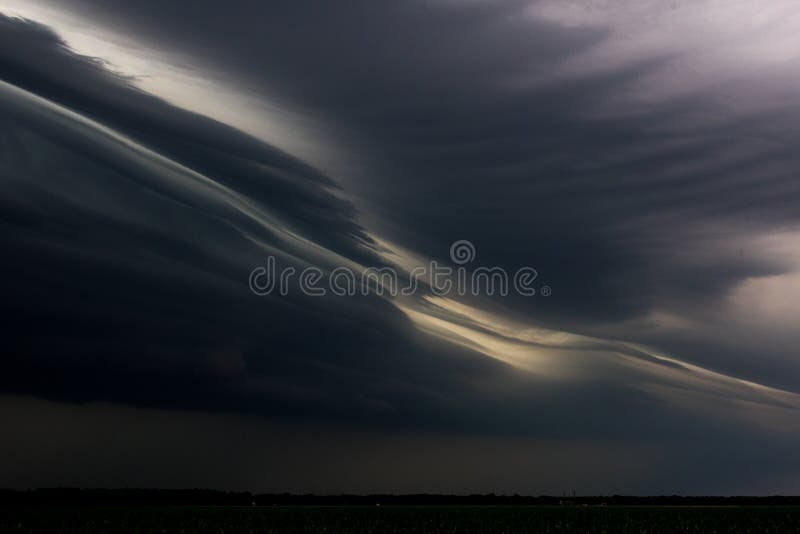 Big Powerful Storm Clouds and Stormy Sky Stock Photo - Image of cloudy ...