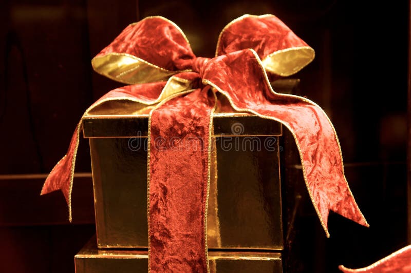 Big Present stock image. Image of fancy, dark, celebration - 12197011